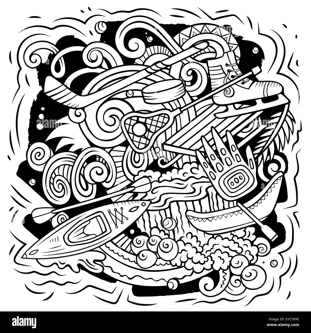 Canada cartoon doodle illustration. Funny Canadian design. Creative ...