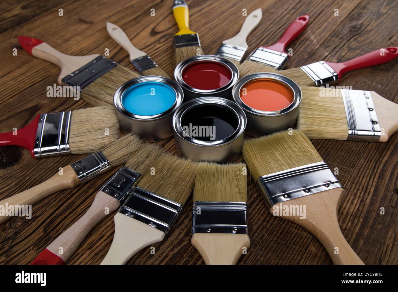 Painting tools and accessories Stock Photo - Alamy