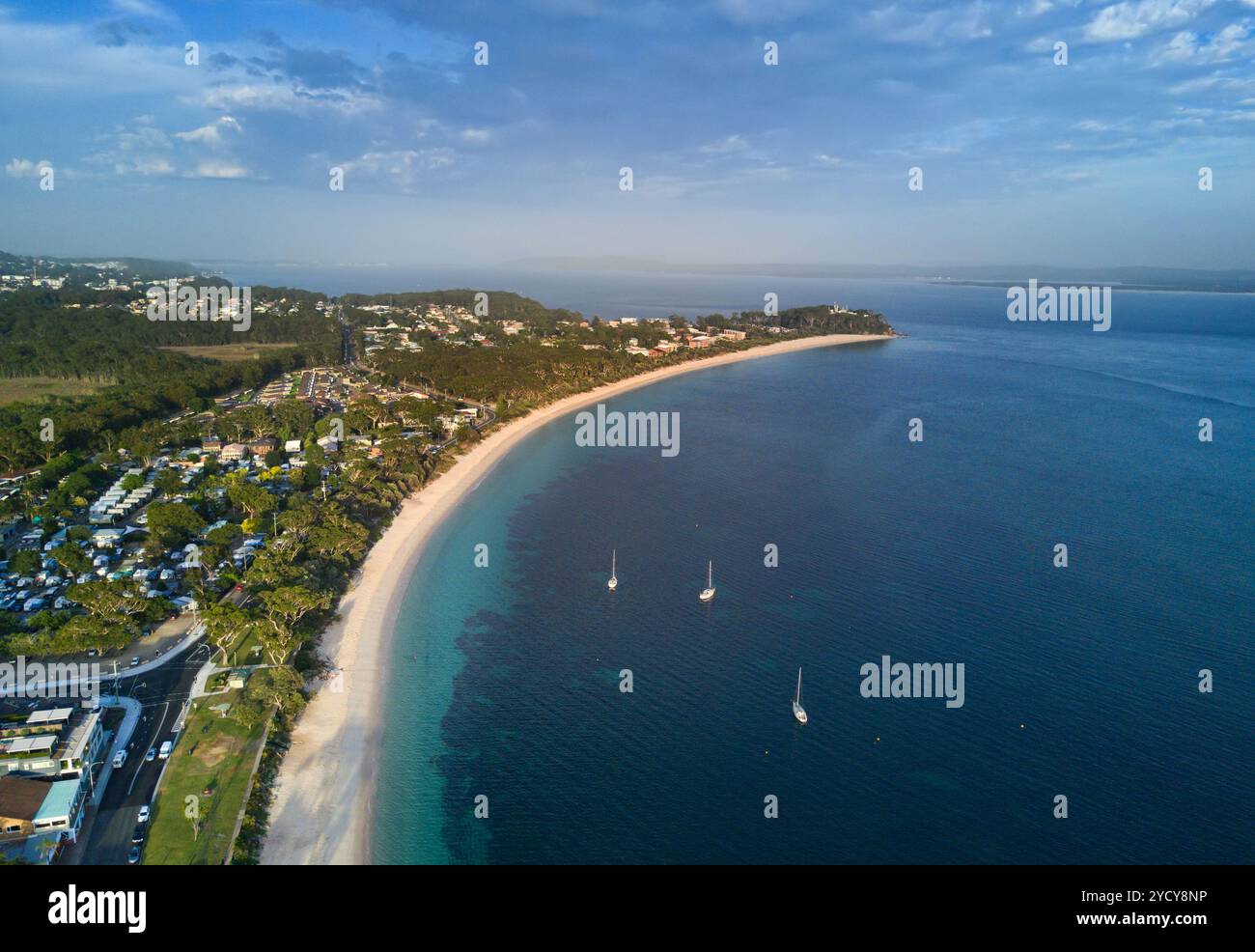 Views over Shoal Bay Port Stephens Stock Photo - Alamy