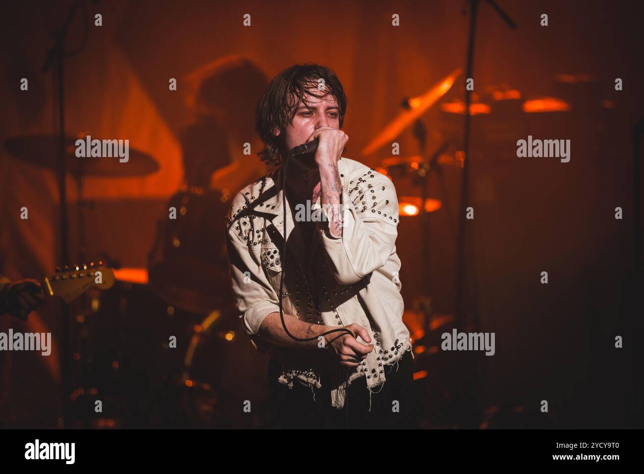 Copenhagen, Denmark. 23rd, October 2024. The Danish punk group Iceage ...