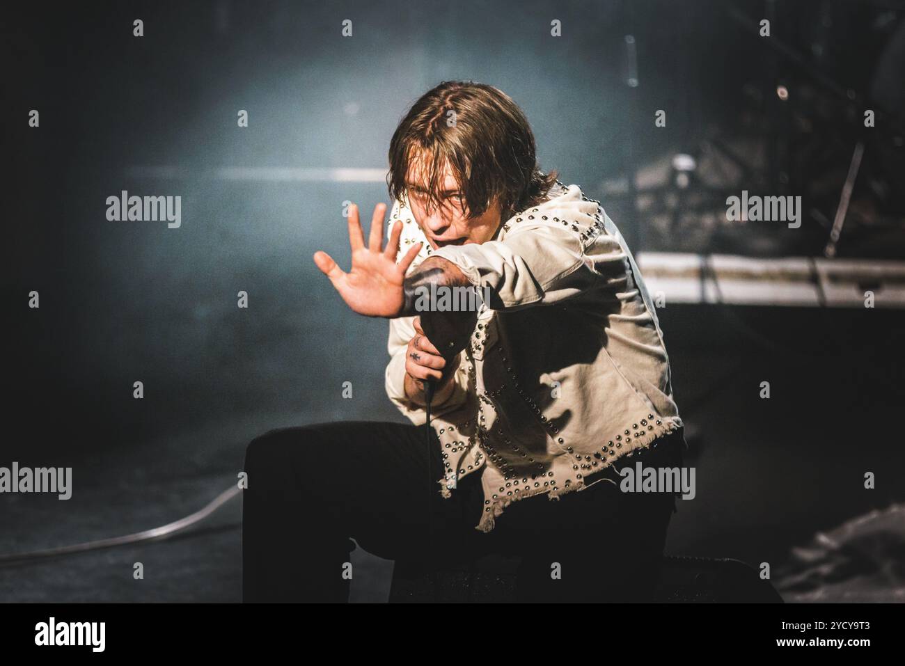 Copenhagen, Denmark. 23rd, October 2024. The Danish punk group Iceage ...