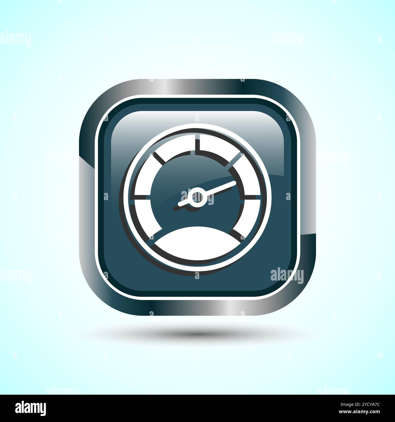 Speedometer Icon design illustration, Speed indicator sign symbol ...