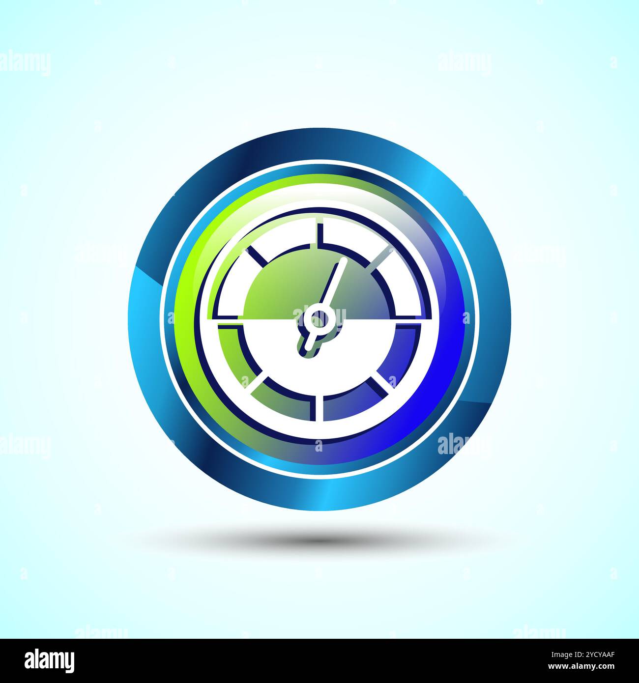 Speedometer Icon design illustration, Speed indicator sign symbol ...