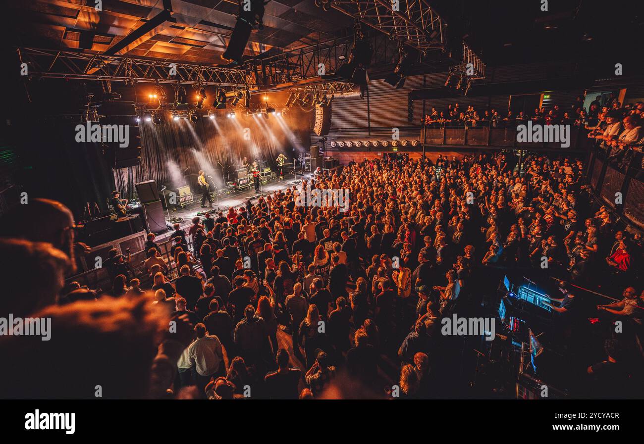 Copenhagen, Denmark. 21st, October 2024. The English punk rock band Kid Kapichi performs a live ...
