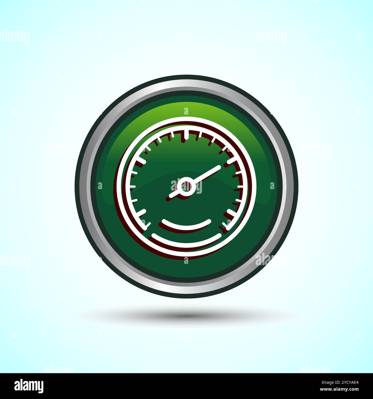 Speedometer Icon design illustration, Speed indicator sign symbol ...