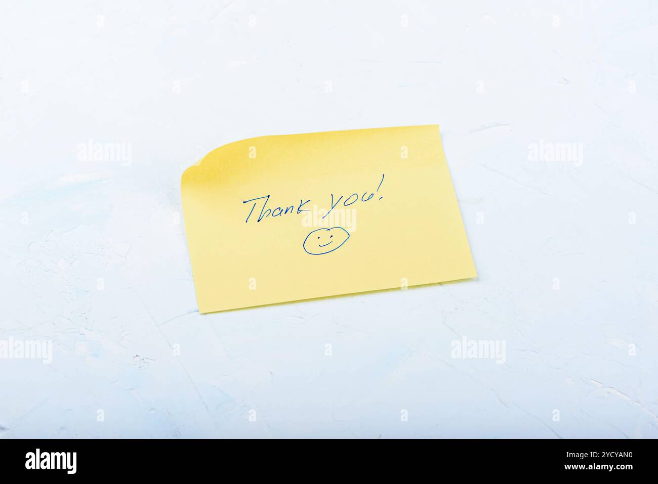 Thank you note smiley face hi-res stock photography and images - Alamy