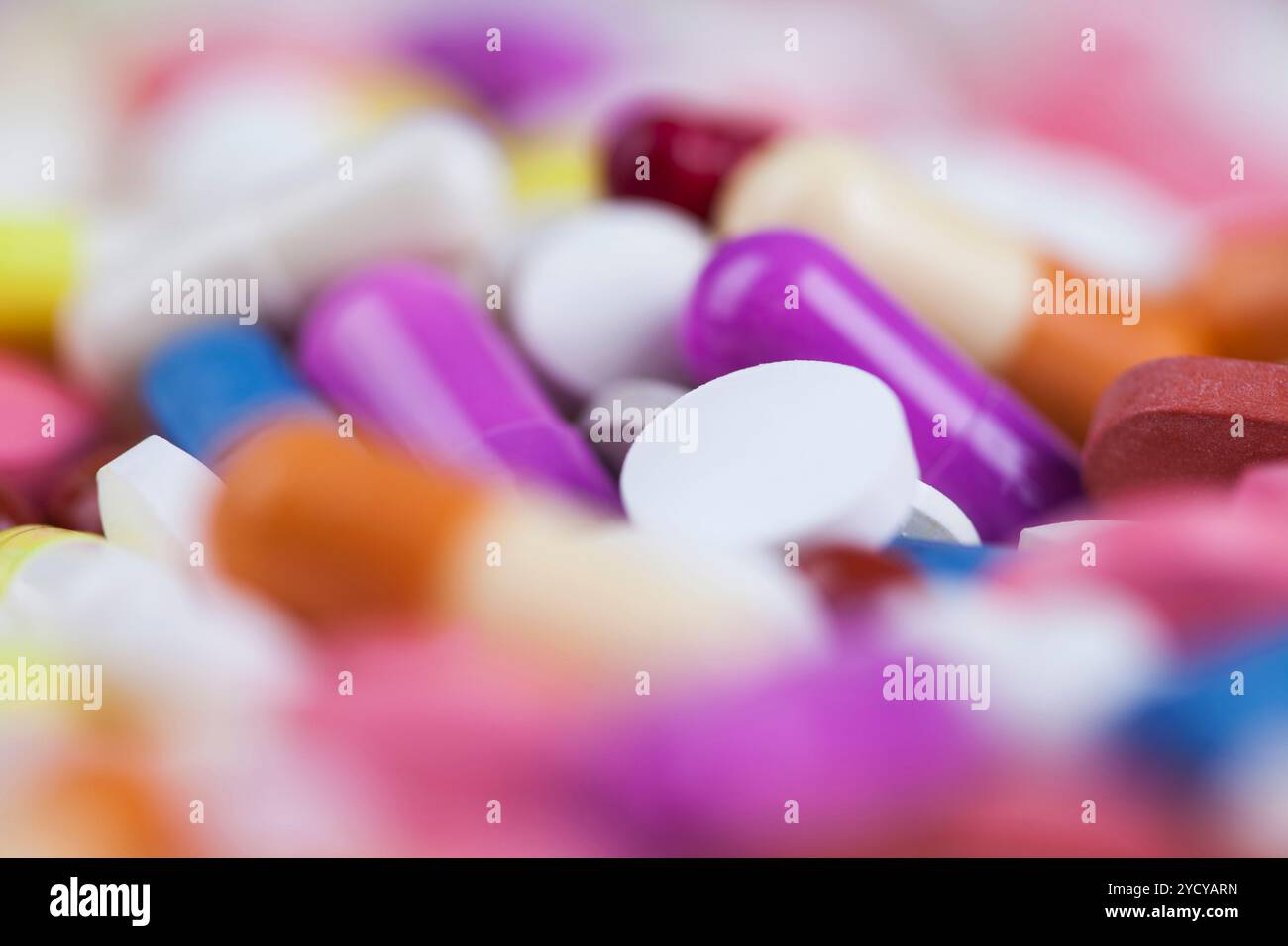 Healthy, Close up of Pills, Tablets, Capsule, Medical background Stock ...