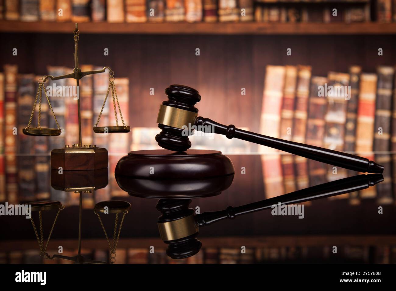 Courtroom, Law theme, mallet of the justice Stock Photo - Alamy