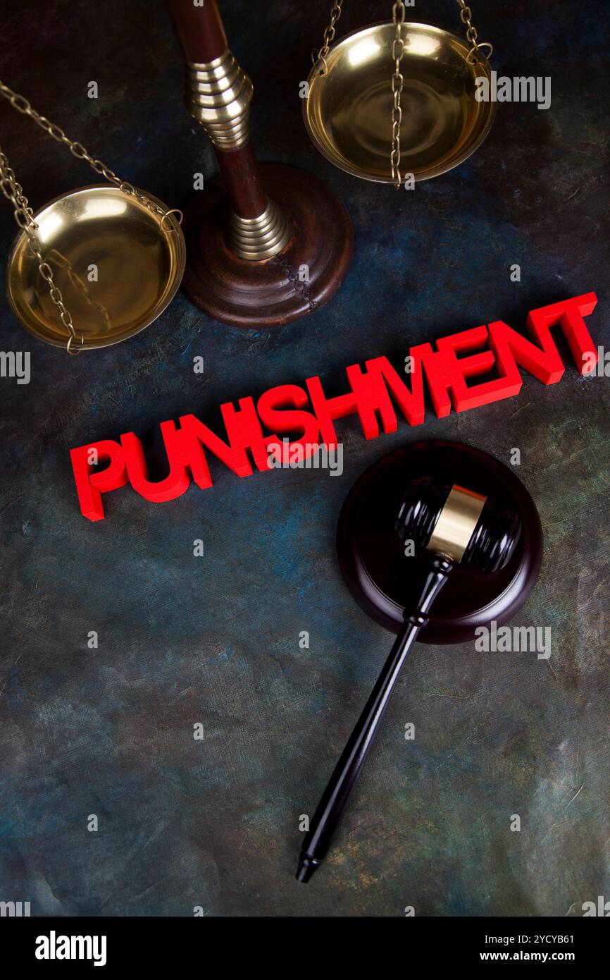Punishment, Justice concept, Court gavel,Law theme, mallet of judge ...
