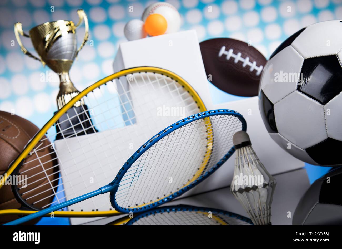 Celebration podium trophy cup football hi-res stock photography and ...