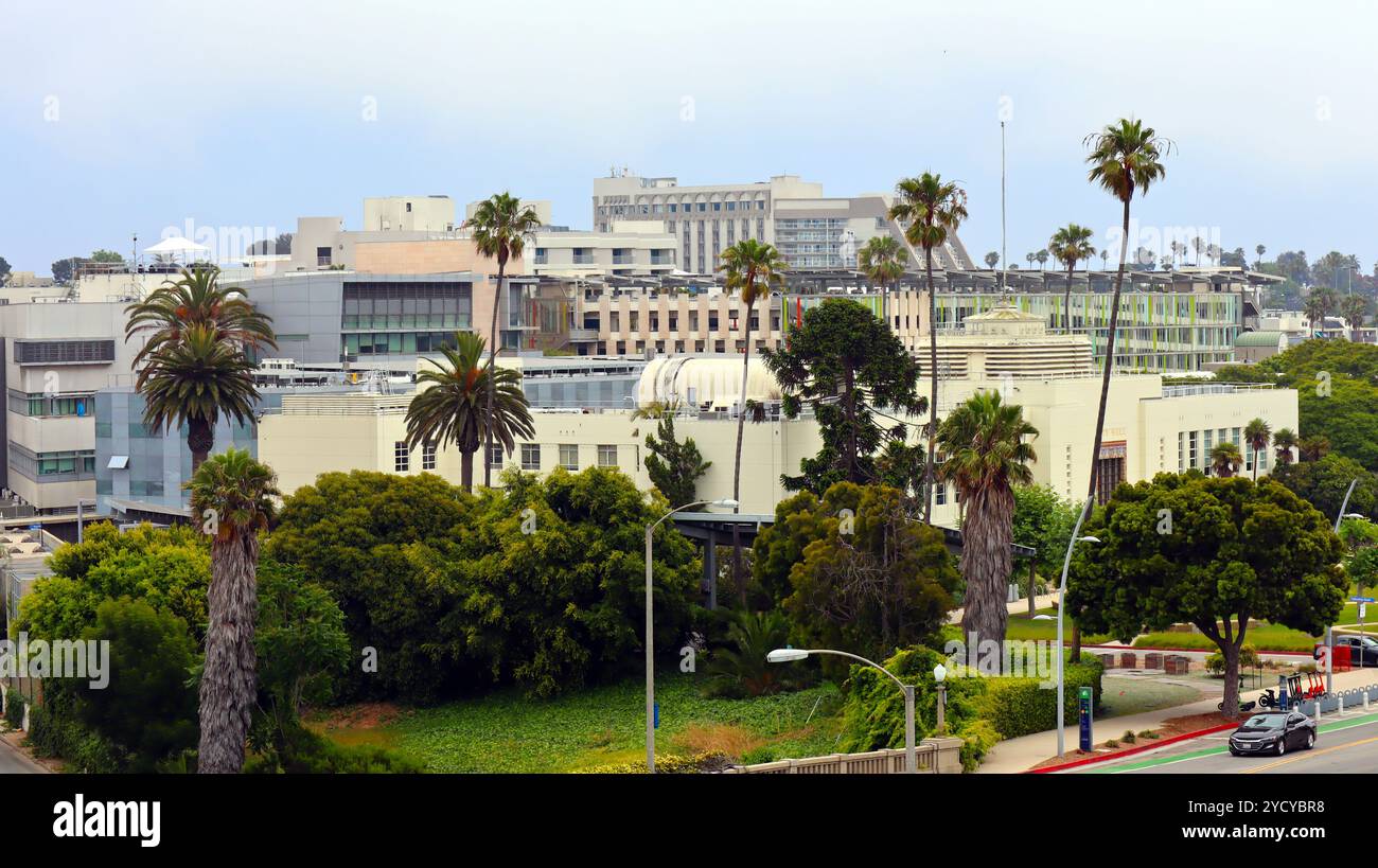 Downtown santa monica california aerial hi-res stock photography and ...