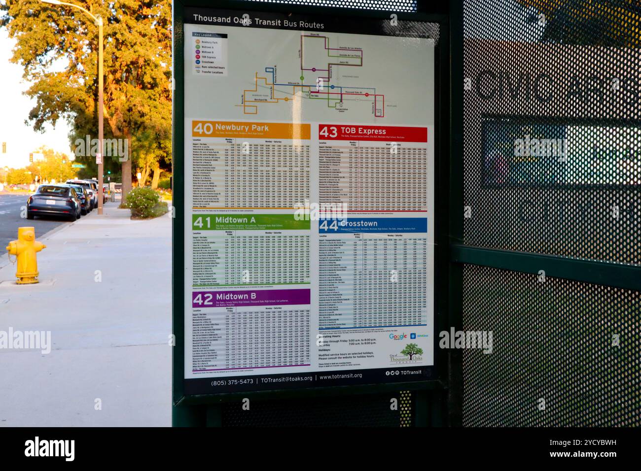Thousand Oaks (Ventura County), California: TOB, Thousand Oaks Transit ...