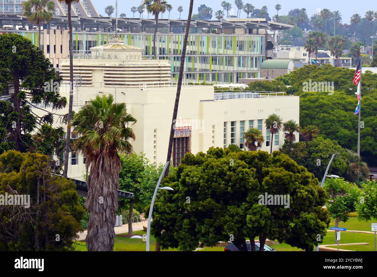 Santa monica boulevard aerial hi-res stock photography and images - Alamy