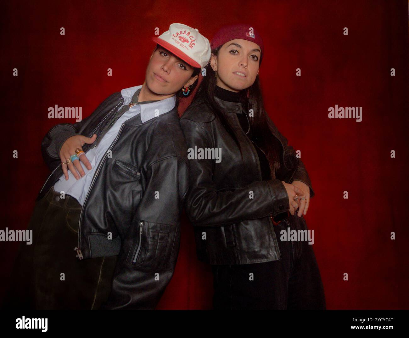 The members of Marlena, Ana Legazpi and Carolina Moyano, pose for Europa Press on October 24 ...