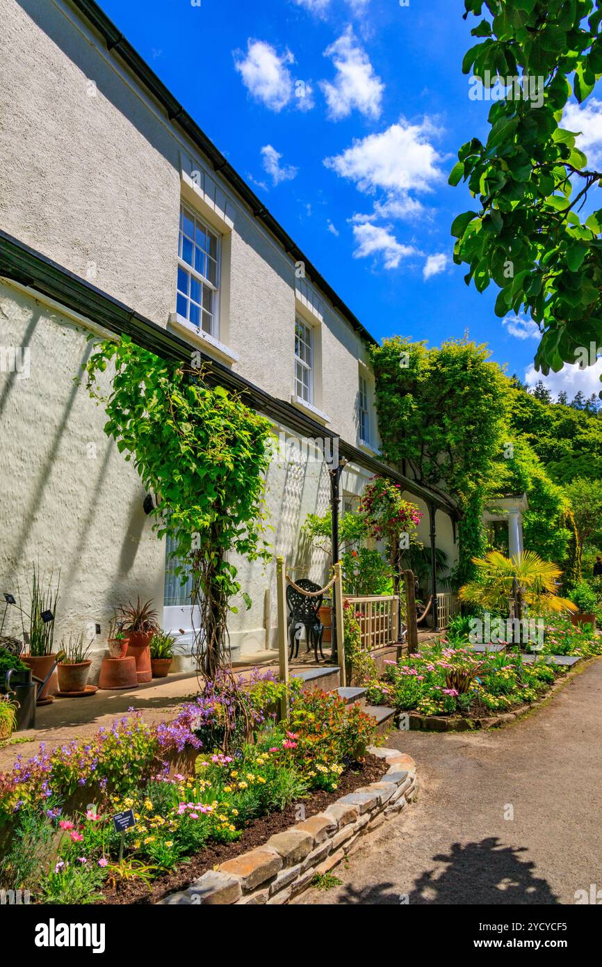 The elegant architecture and glass canopies at Lady Anne's House at RHS ...