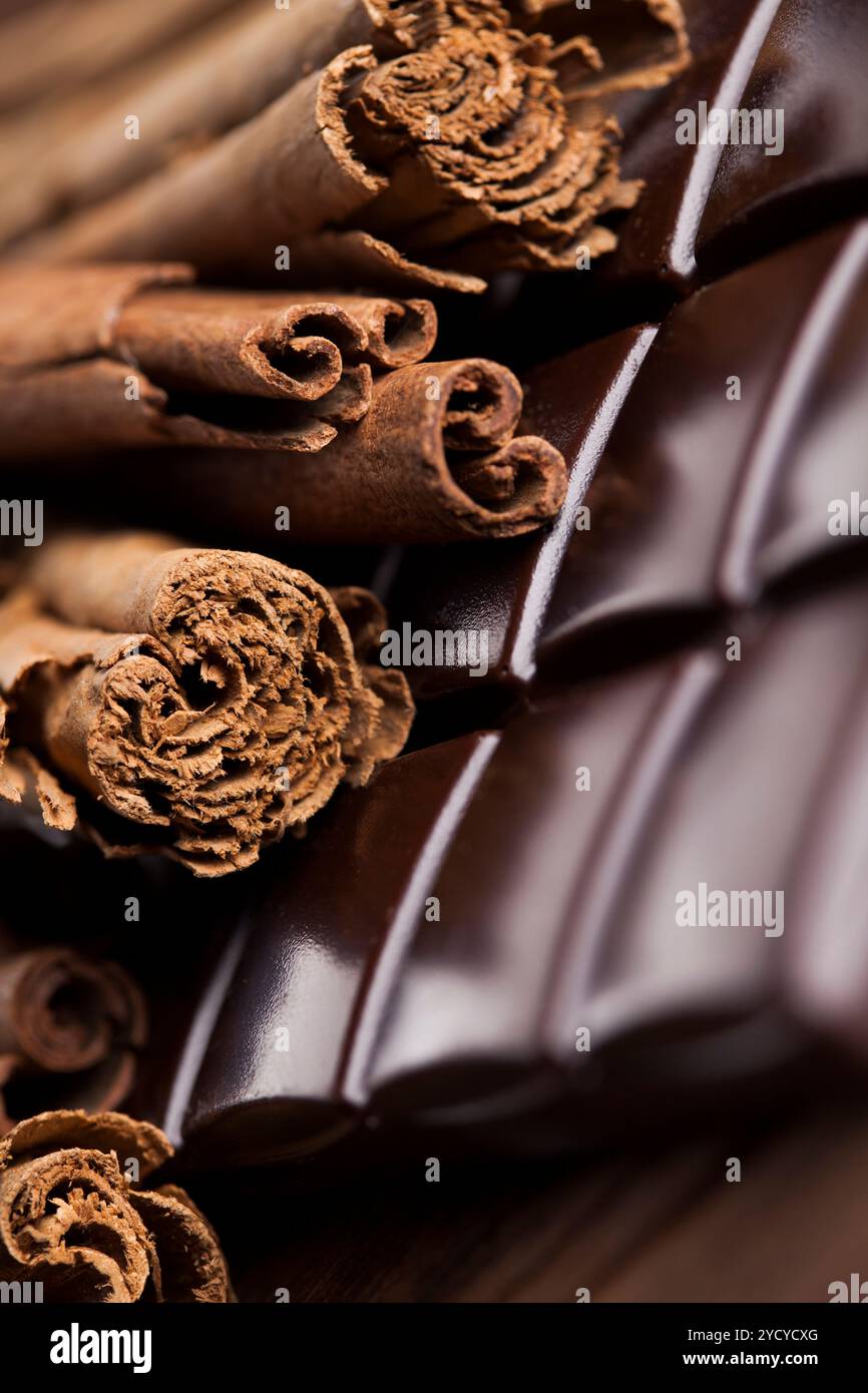 Crushed dark chocolate bar hi-res stock photography and images - Alamy
