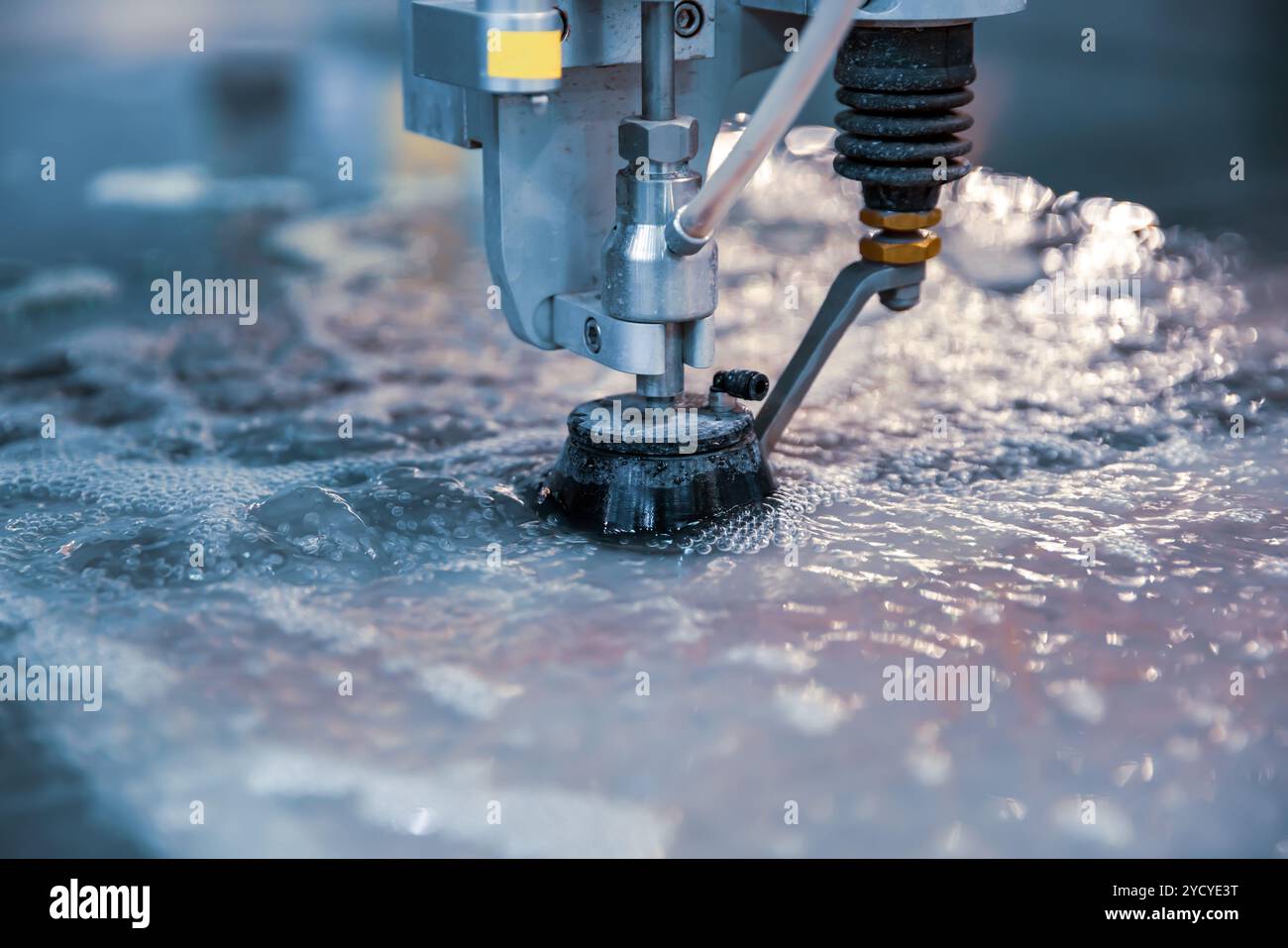 CNC water jet cutting machine Stock Photo - Alamy