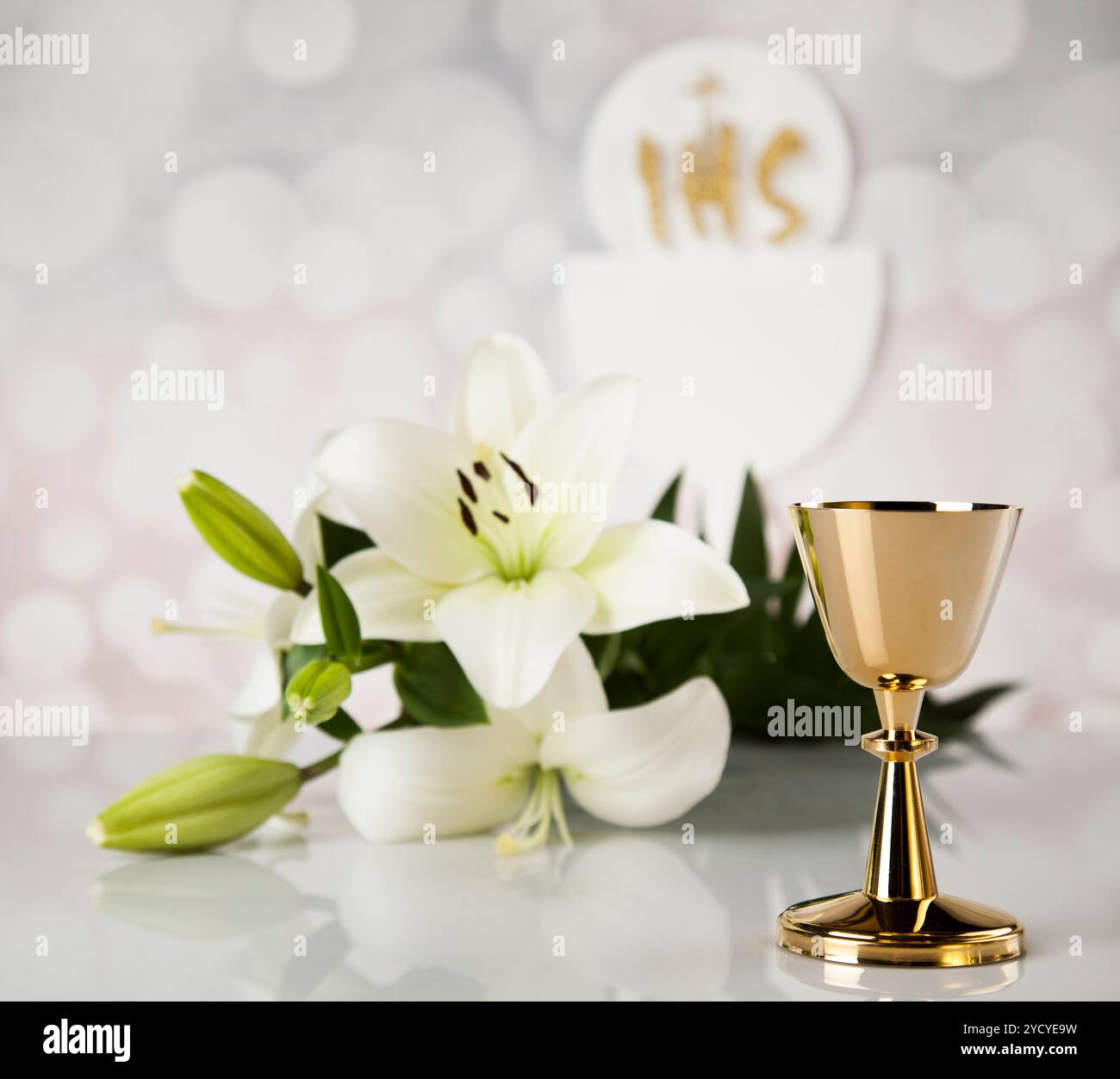 Eucharist, sacrament of communion background Stock Photo - Alamy