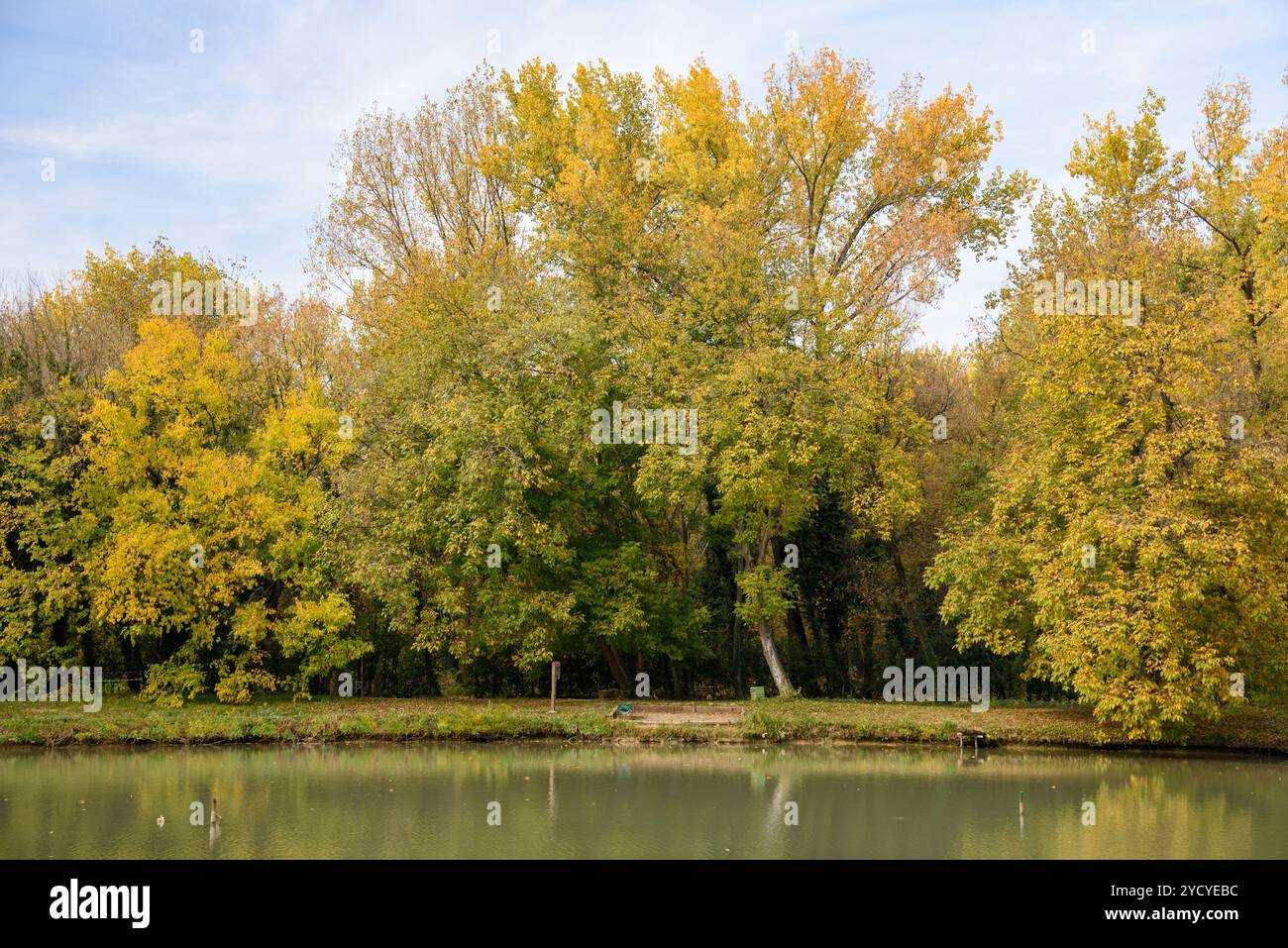 Ada Ciganlija river island turned into a park and a lake, located on ...