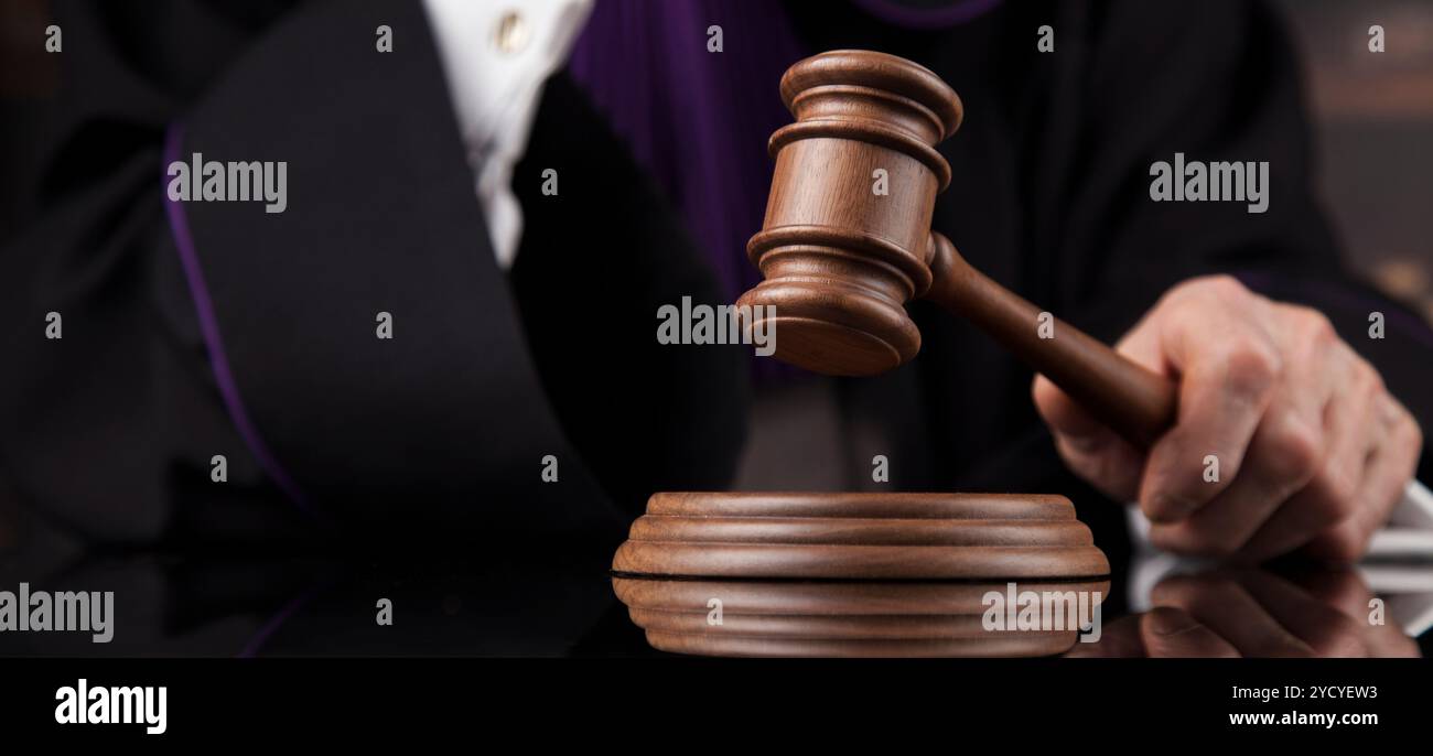 Court gavel,Law theme, mallet of Judge Stock Photo - Alamy