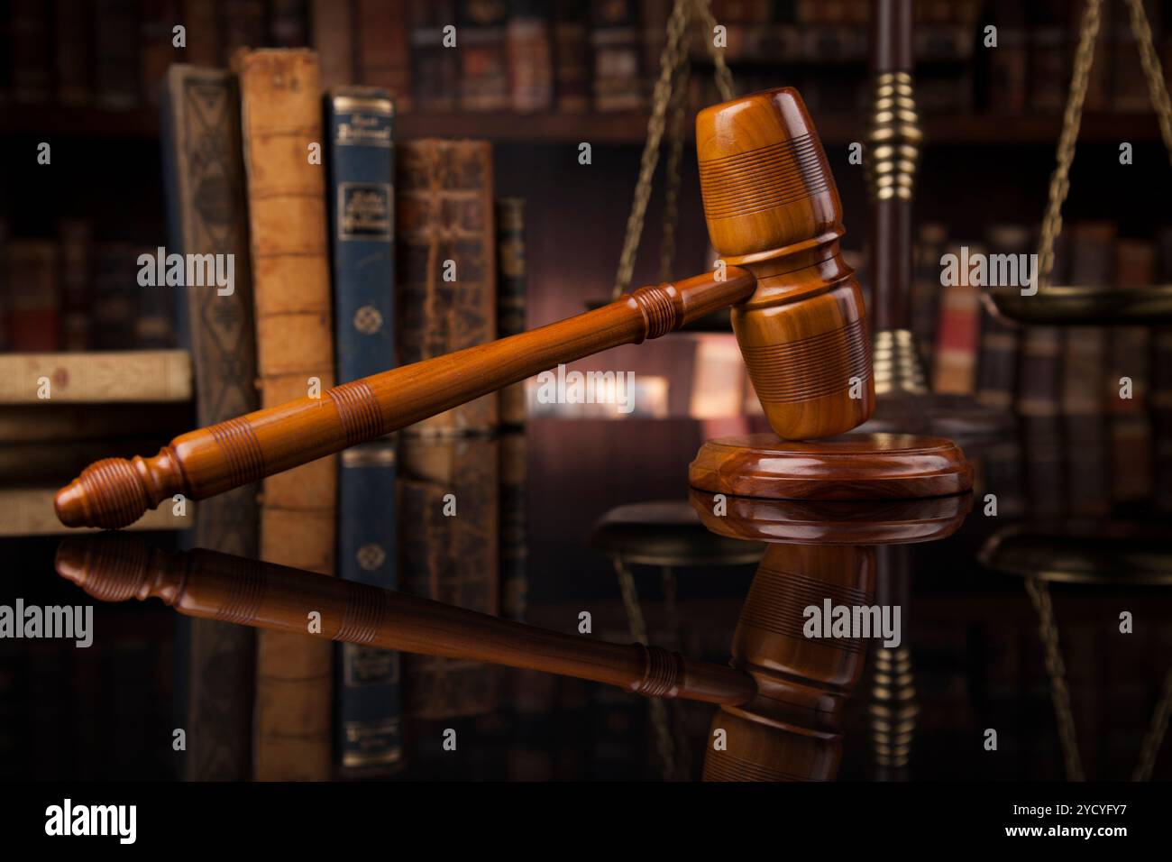 Courtroom, Law theme, mallet of the justice Stock Photo - Alamy