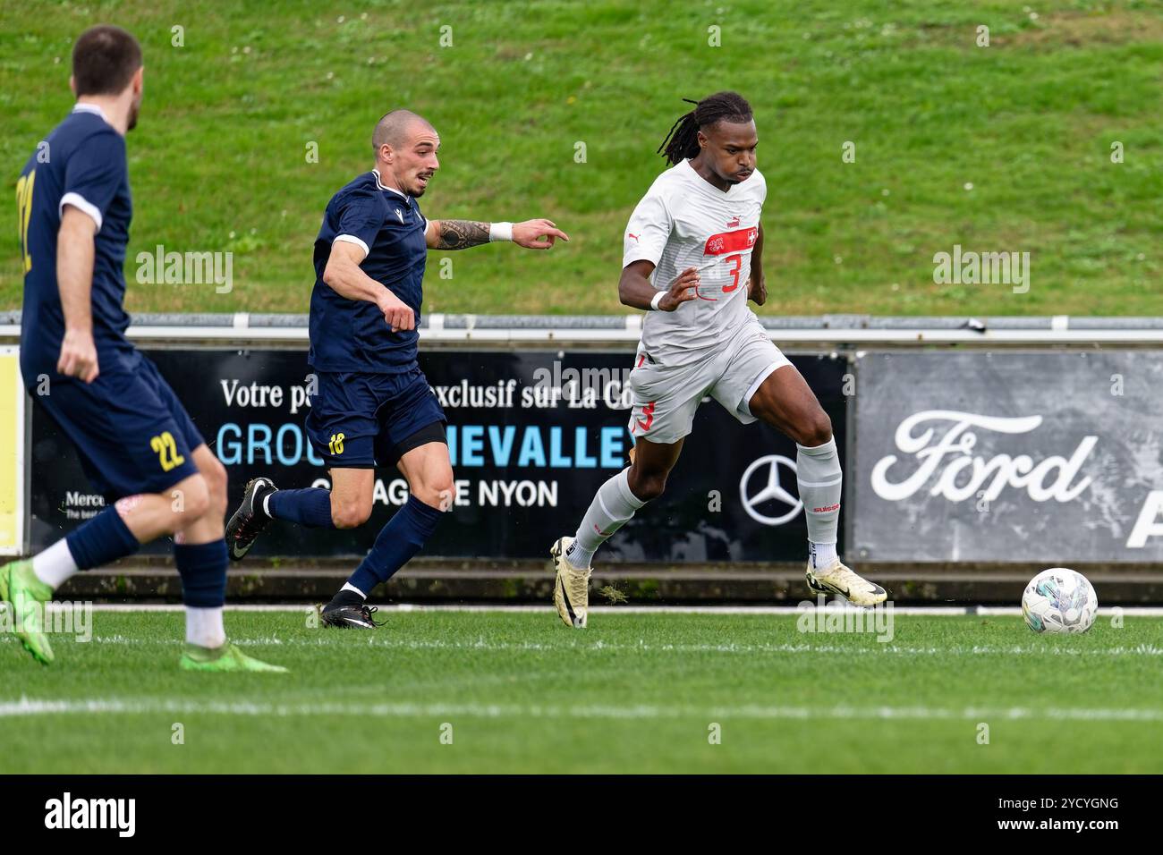 Nyon, Switzerland, October 24 2024 : Stephane Goncalves Gomes (3 Vaud ...