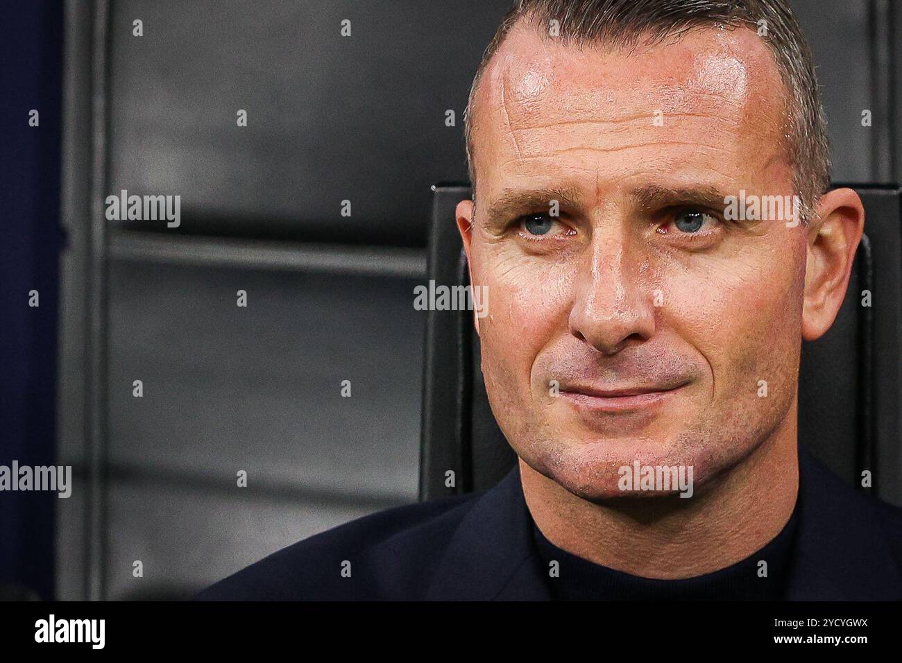 Milan, Italie. 22nd Oct, 2024. Nicky HAYEN of Brugge during the UEFA ...