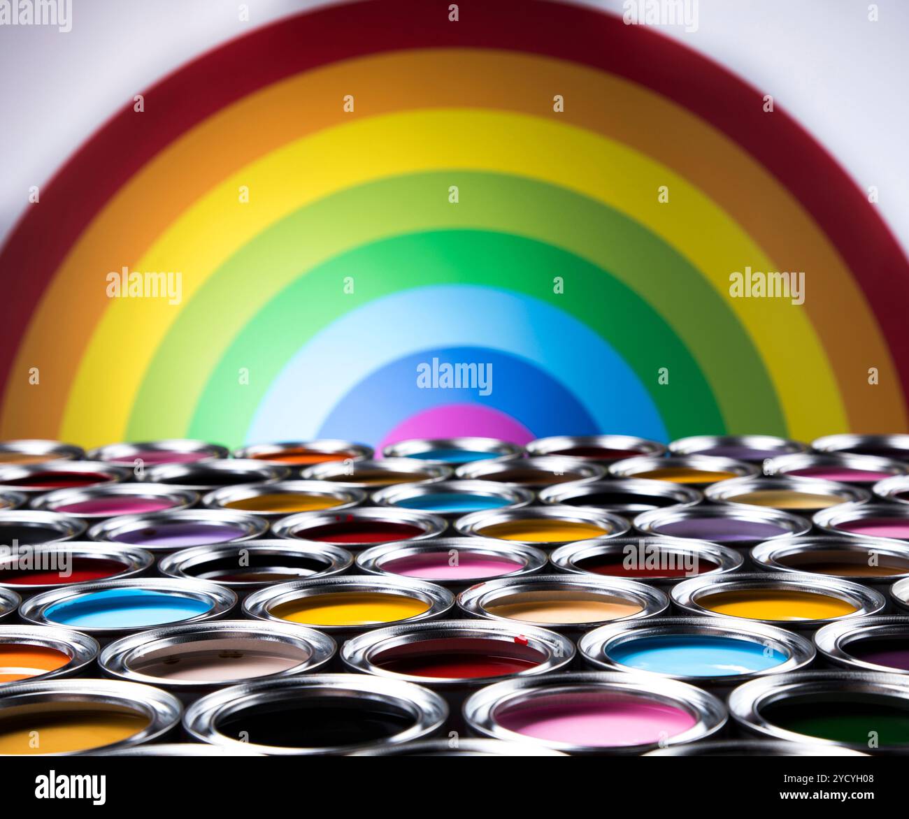 Paint cans colors hi-res stock photography and images - Alamy