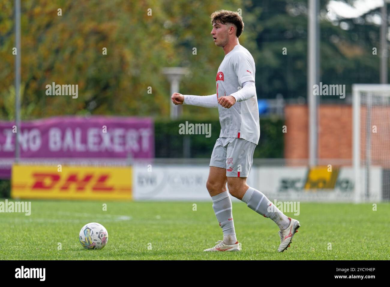 Nyon, Switzerland, October 24 2024 : Rodolfo Lippo (4 Vaud) in action ...