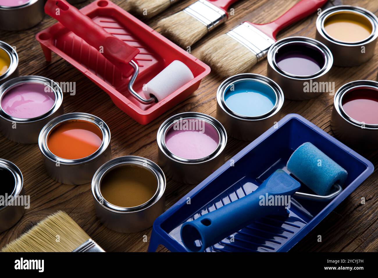Painting tools and accessories Stock Photo - Alamy