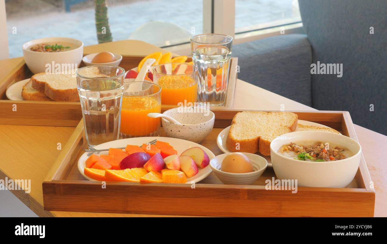 Traditional breakfast eggs oatmeal hi-res stock photography and images ...
