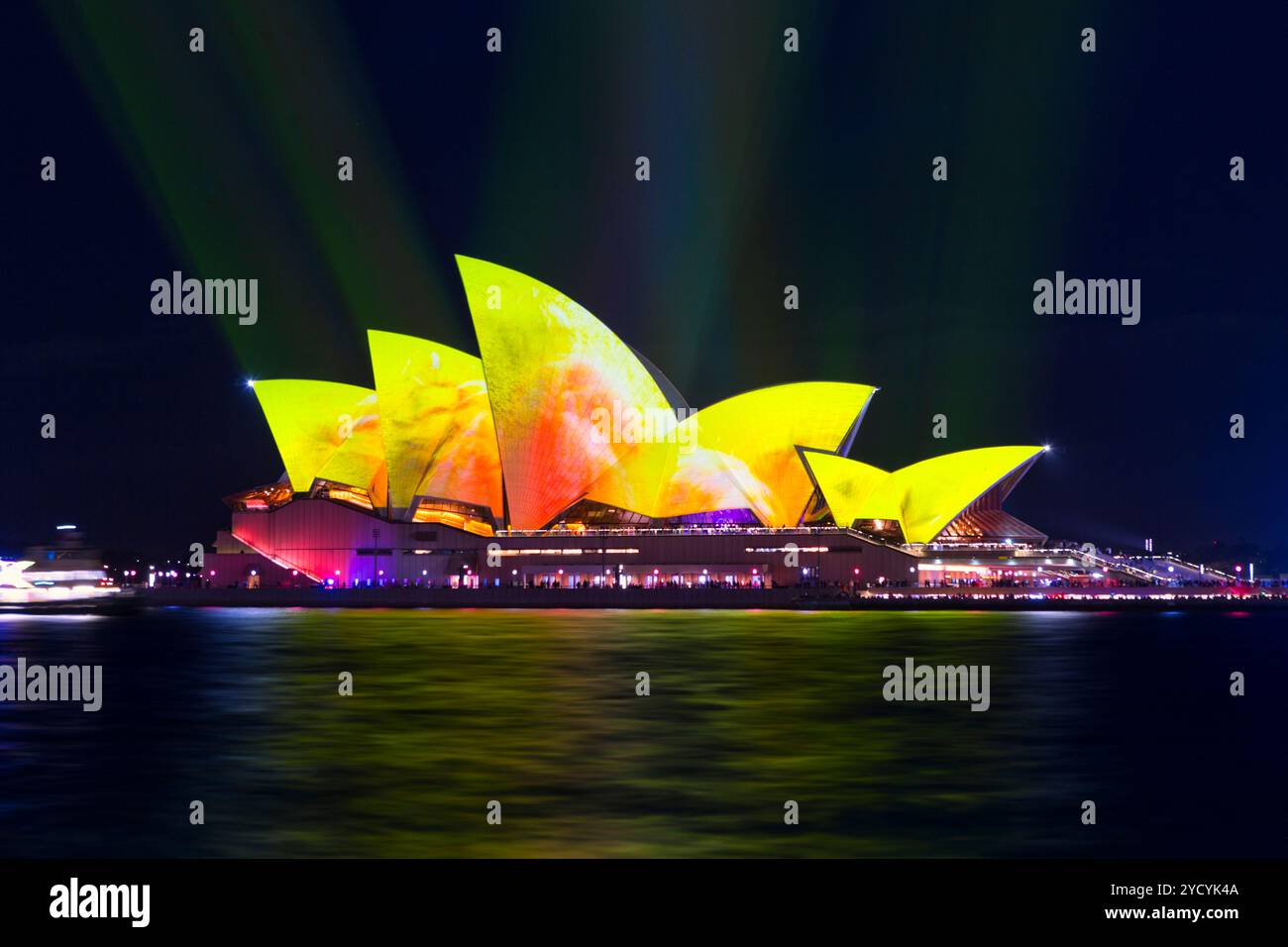 Sydney Opera House during Vivid Sydney 2018 festival Stock Photo - Alamy