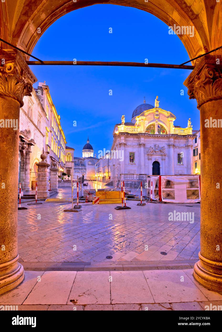 Dubrovnik landmarks at dawn hi-res stock photography and images - Alamy