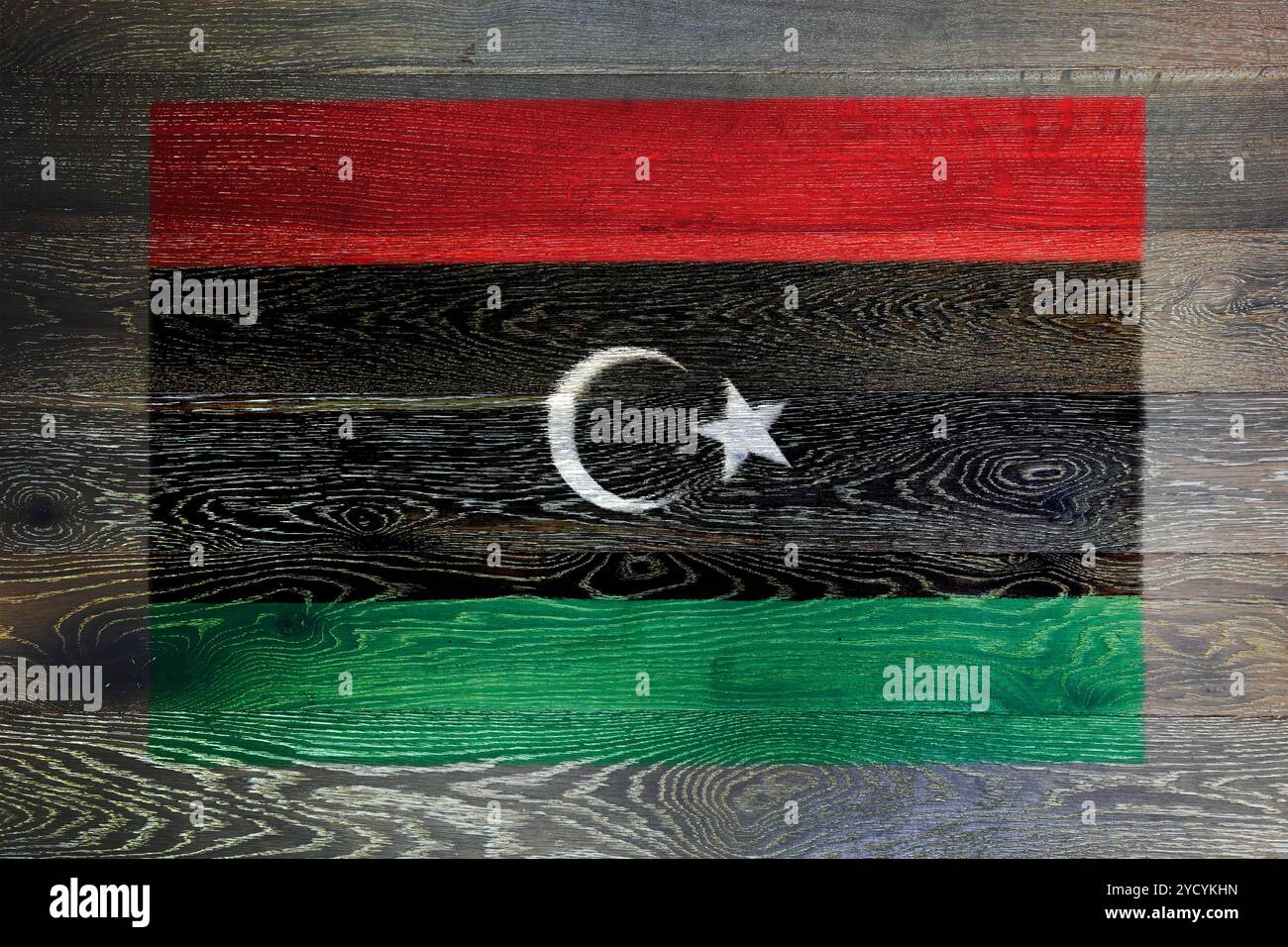 Libya flag design hi-res stock photography and images - Alamy