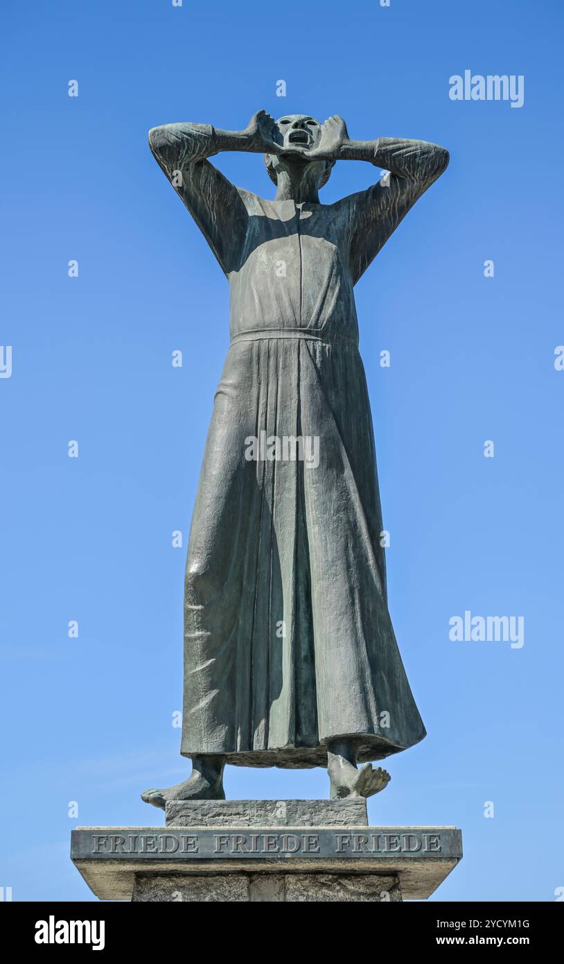 Bronzeskulptur Der Rufer von Gerhard Marcks, Tiergarten, Mitte, Berlin ...
