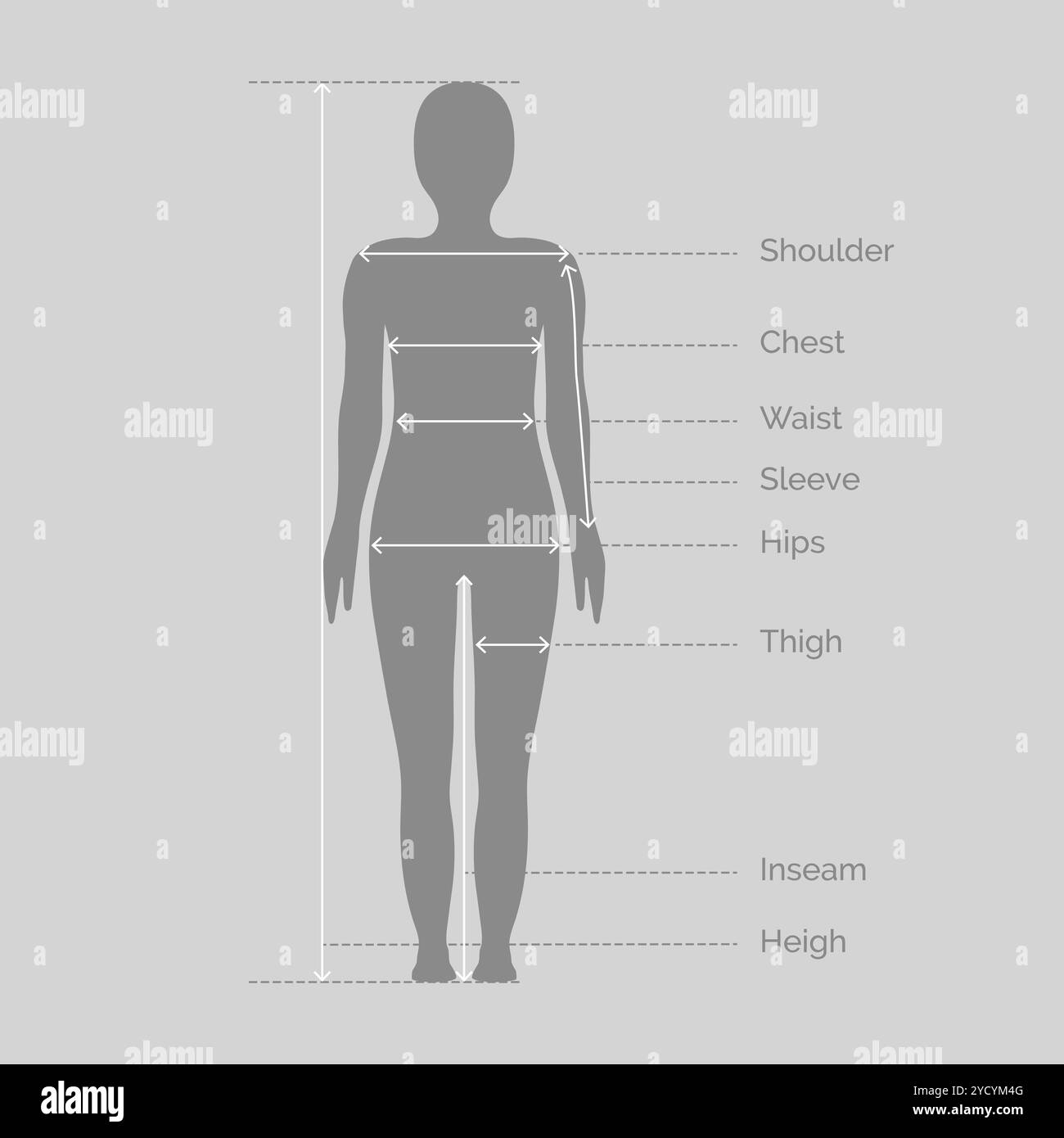 Arm width Stock Vector Images - Alamy