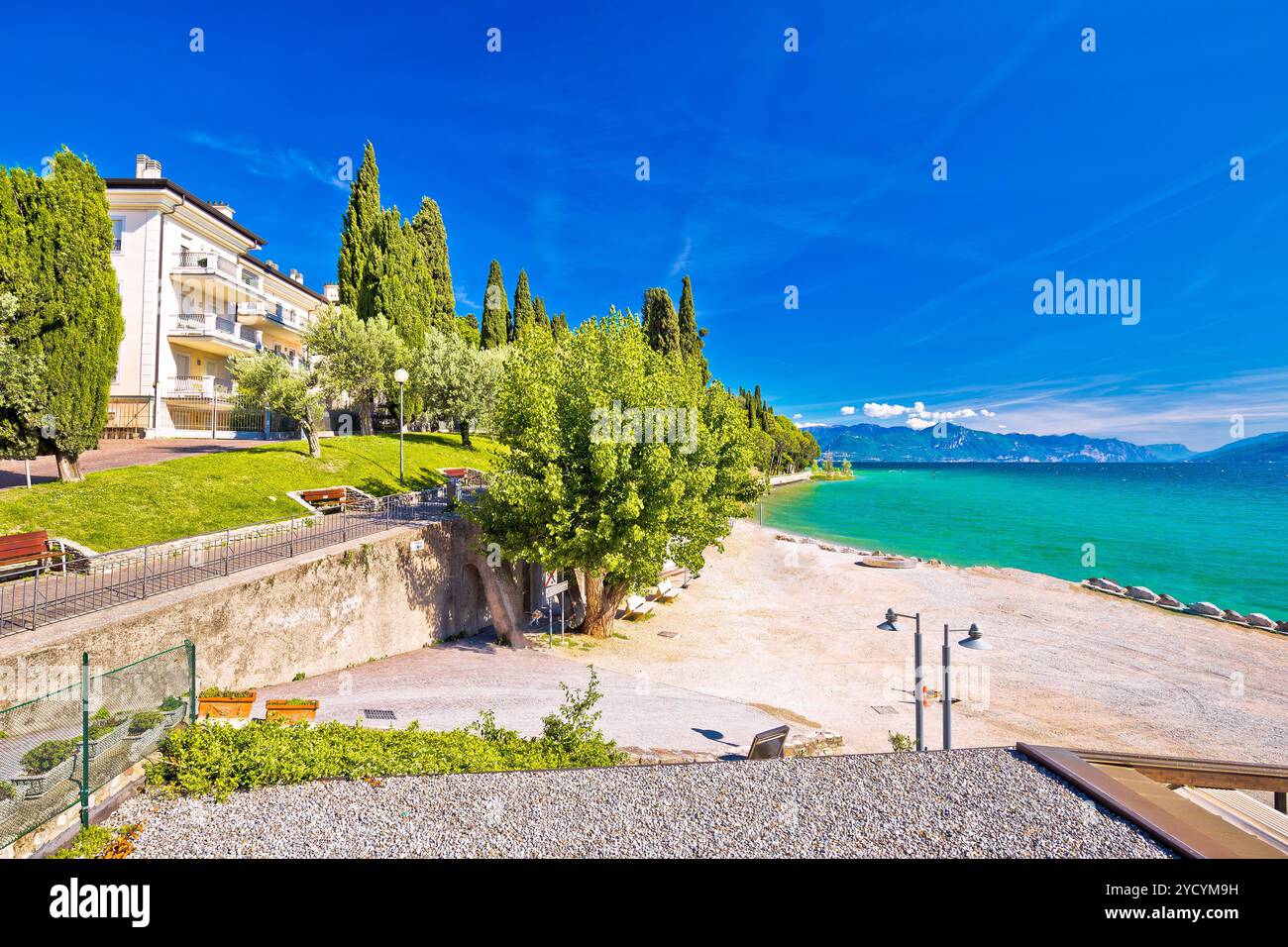 Landscape beach in sirmione hi-res stock photography and images - Alamy