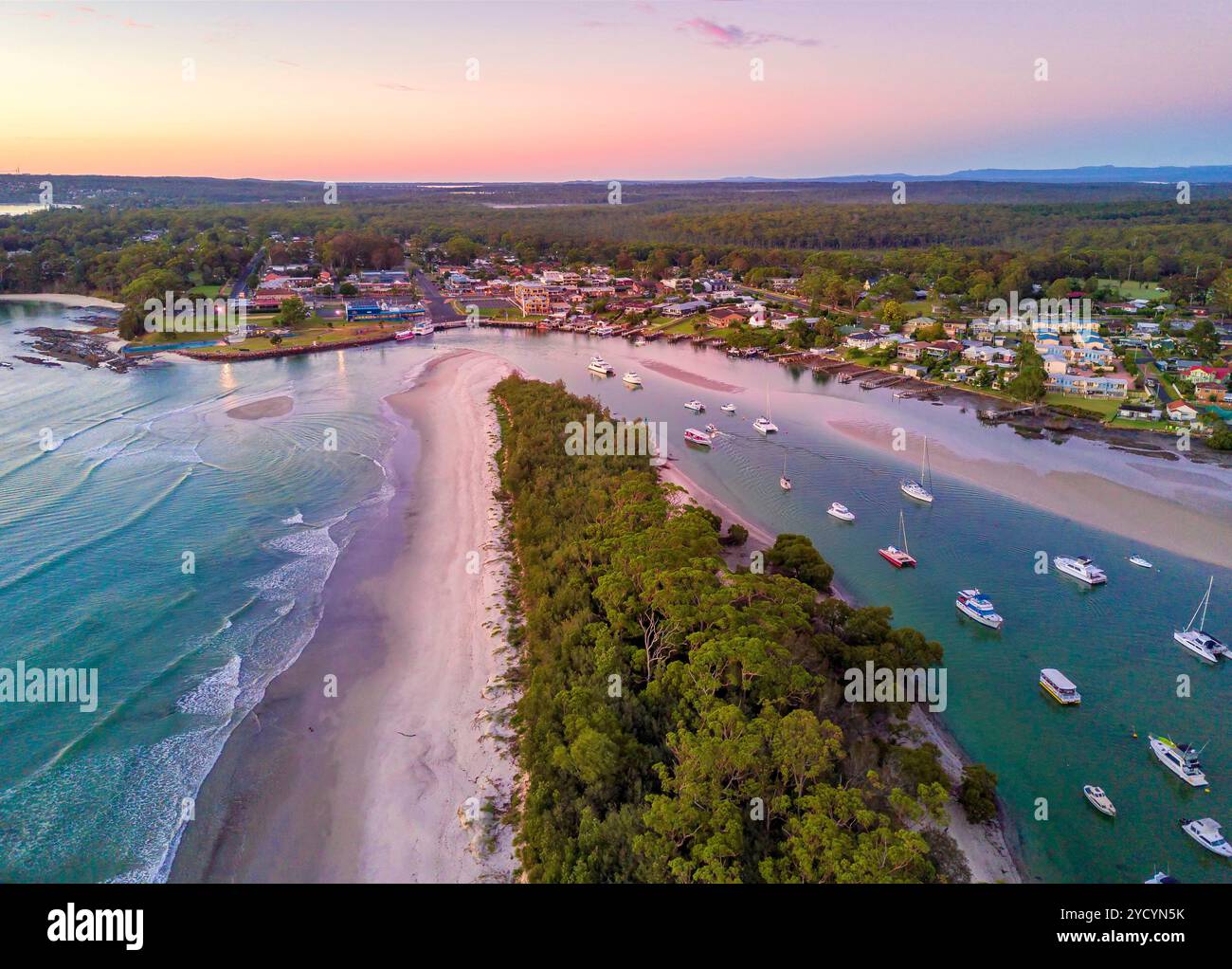 Morning light on the beach spit low tide Stock Photo - Alamy