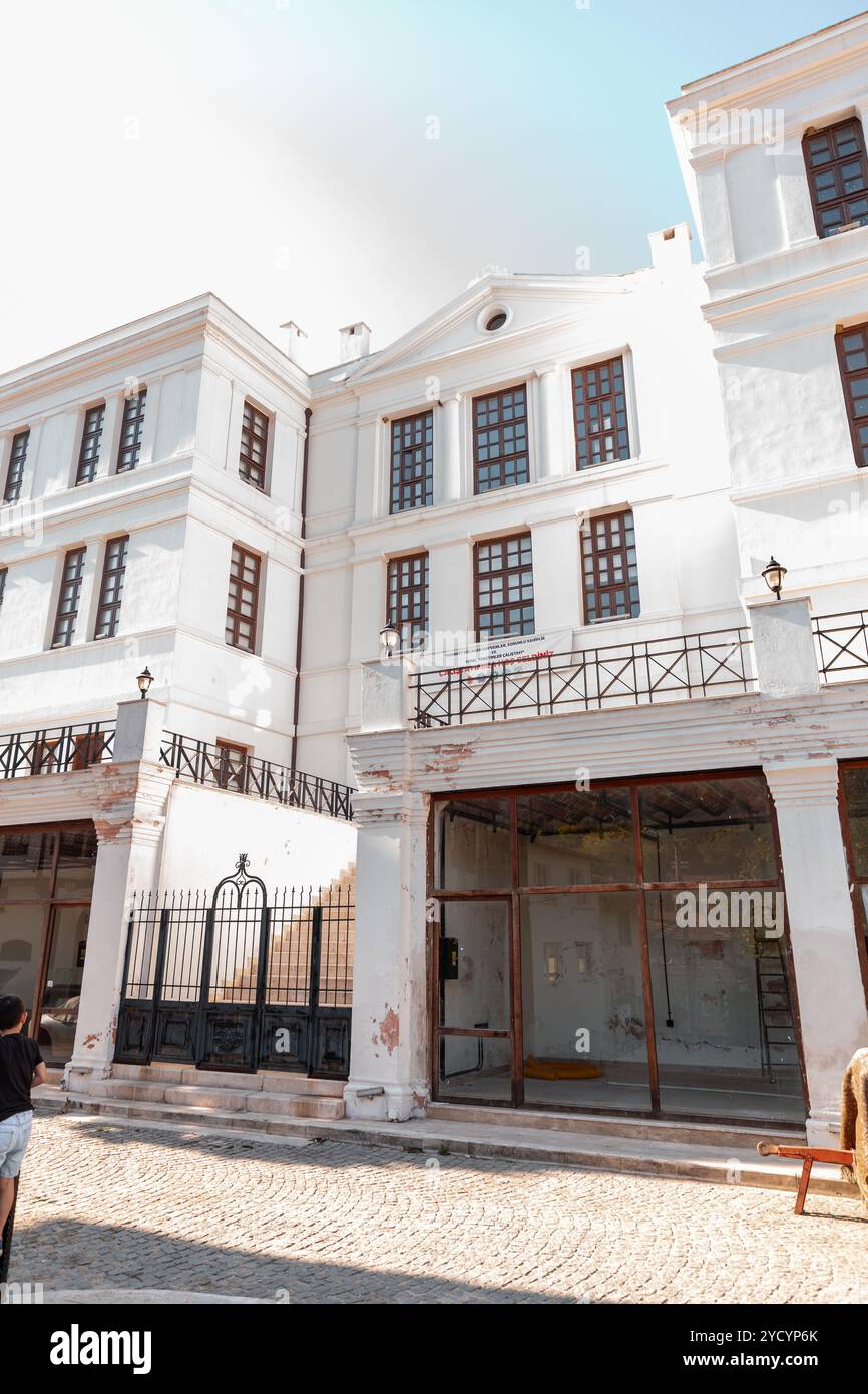 Tirilye, Turkiye - SEPT 29, 2024: The Stone School , Tas Mektep ...