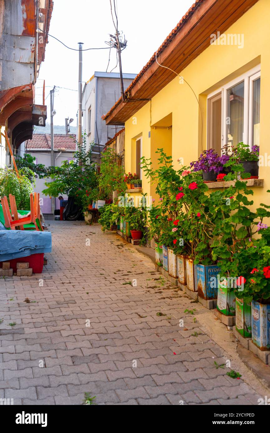 Tirilye, Turkiye - SEPT 29, 2024: Street view from Tirilye, formerly ...