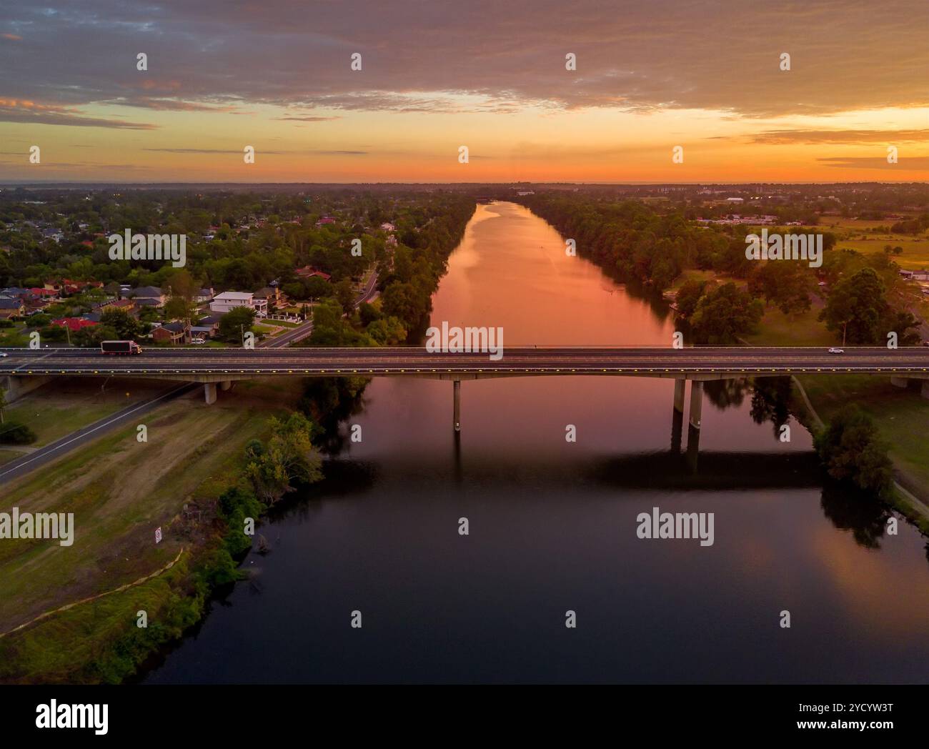 Nepean River Penrith Stock Photo - Alamy