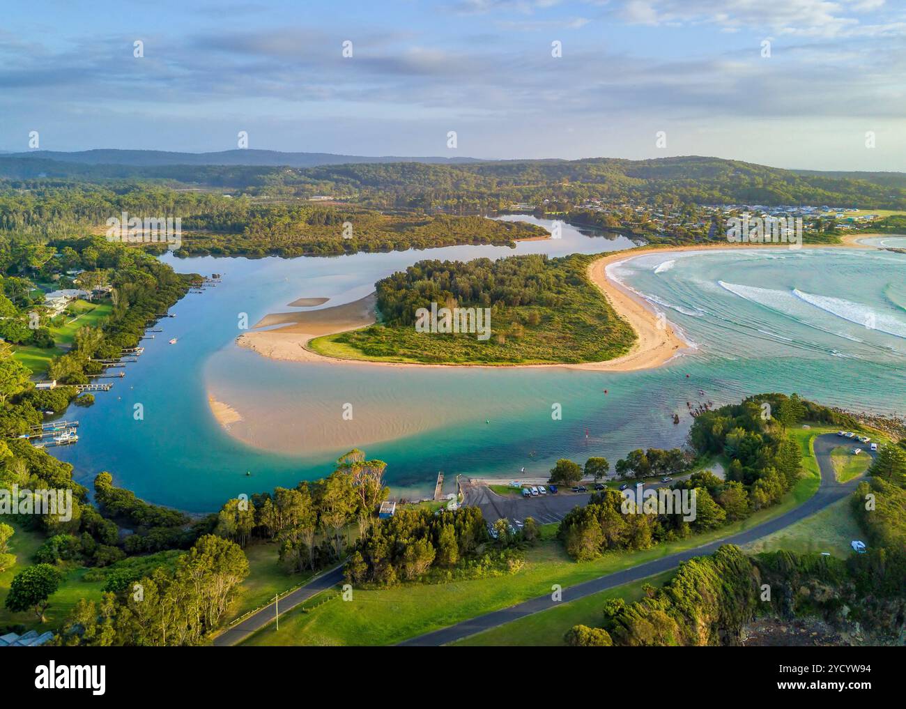 Mossy Point Views Australia Stock Photo - Alamy
