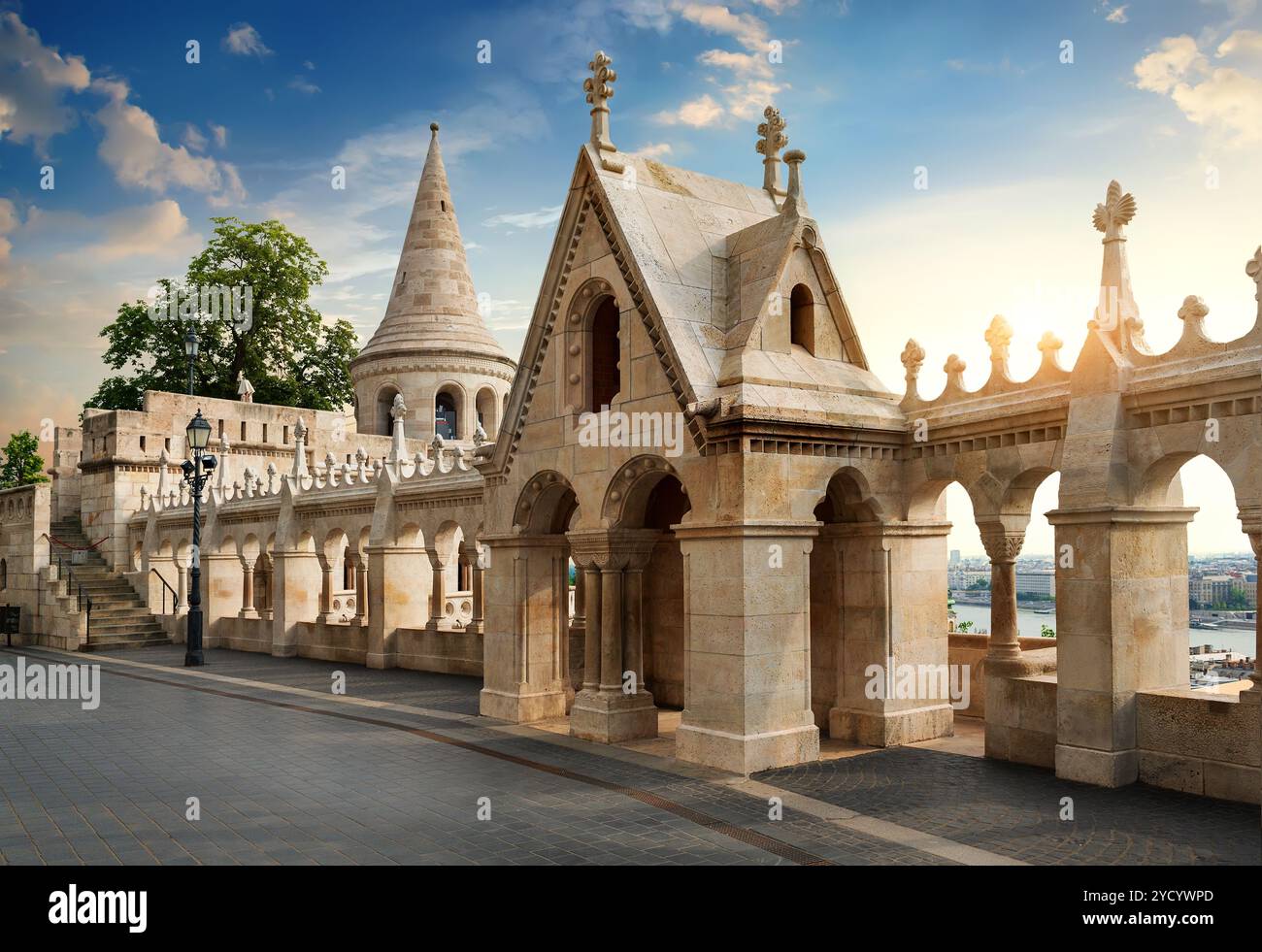 Architecture of Fishing Bastion Stock Photo - Alamy