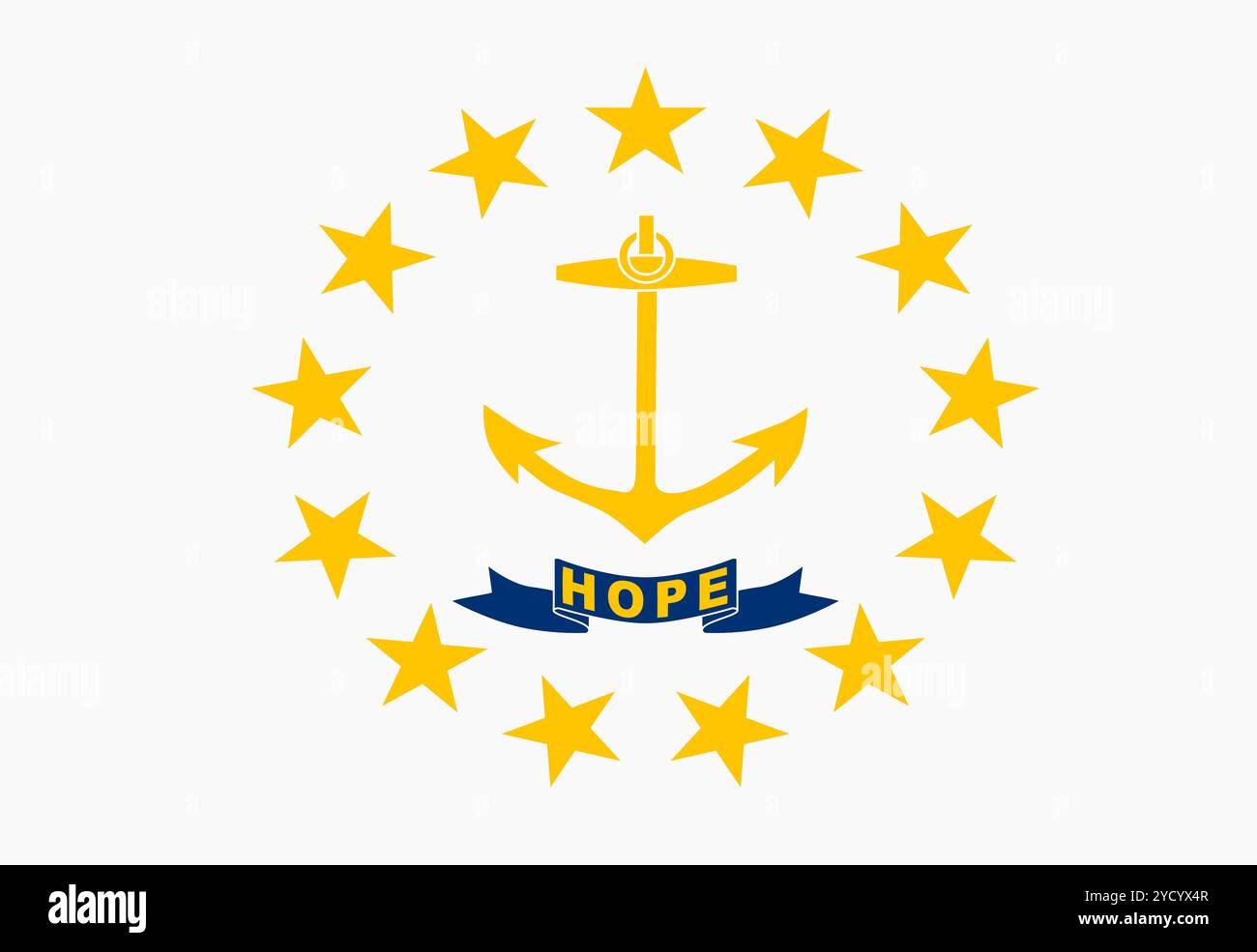 Flag usa state rhode hi-res stock photography and images - Alamy
