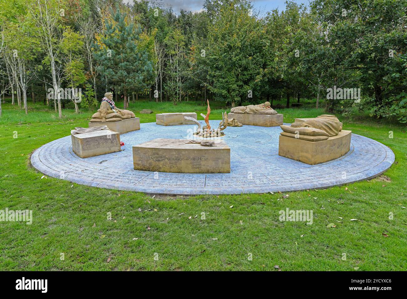 The Scouting Association memorial at the National Memorial Arboretum ...