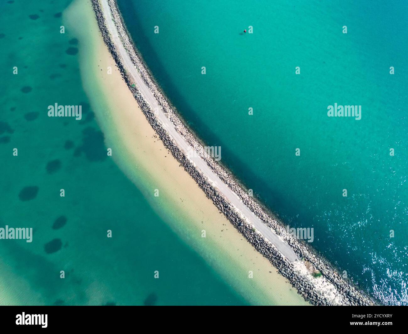 Ocean abstract and stone break wall Stock Photo - Alamy
