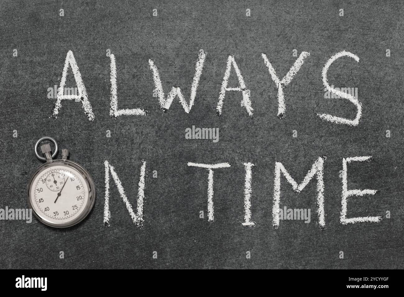Always on time Stock Photo - Alamy