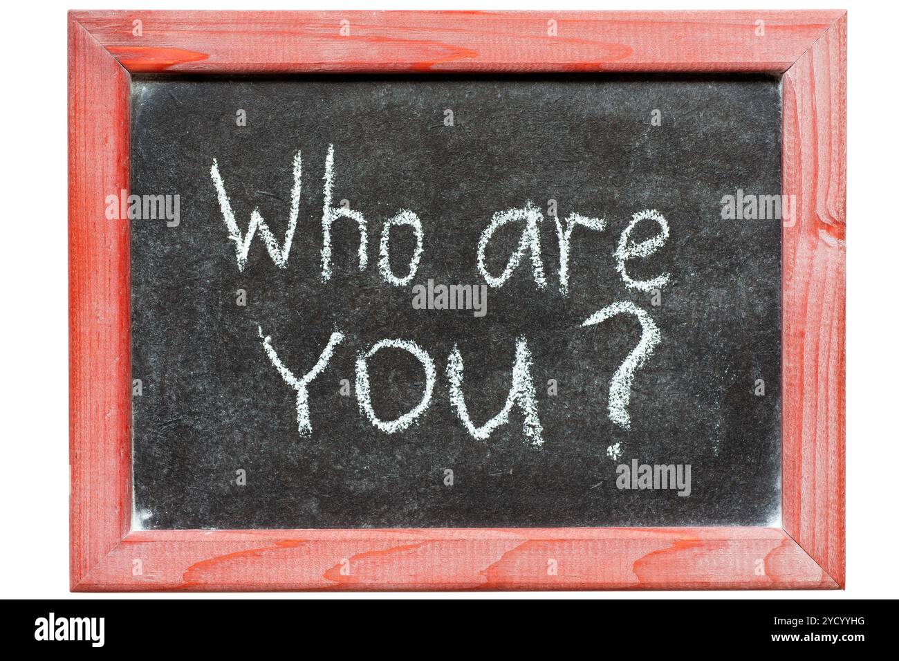 Who are you Stock Photo - Alamy