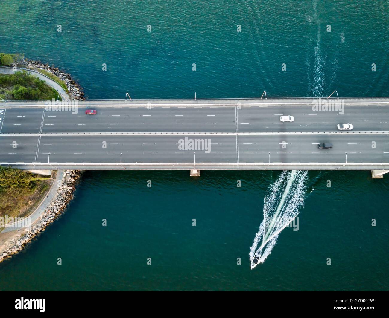 Aerial views Captain Cook Bridge Australia Stock Photo - Alamy