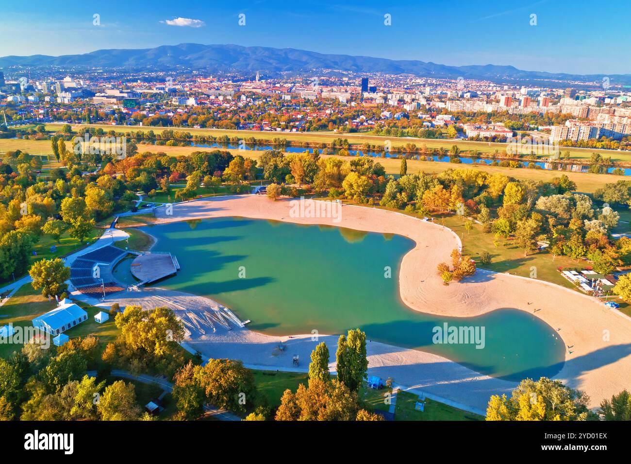 Aerial view autumn european hi-res stock photography and images - Alamy